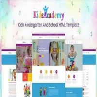 قالب HTML مهدکودک KidsAcademy