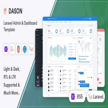 قالب لاراول مدیریتی Dason