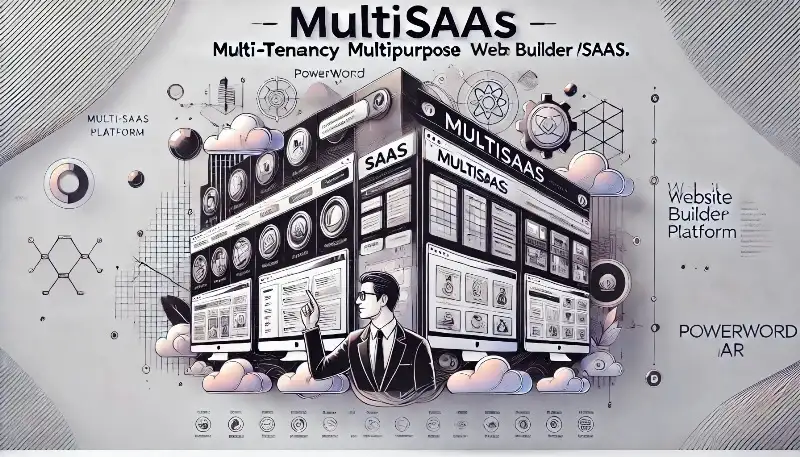 MultiSaas اسکریپت حرفه‌ای سازنده وب‌سایت چندمنظوره و چنداجاره‌ای (SaaS)
