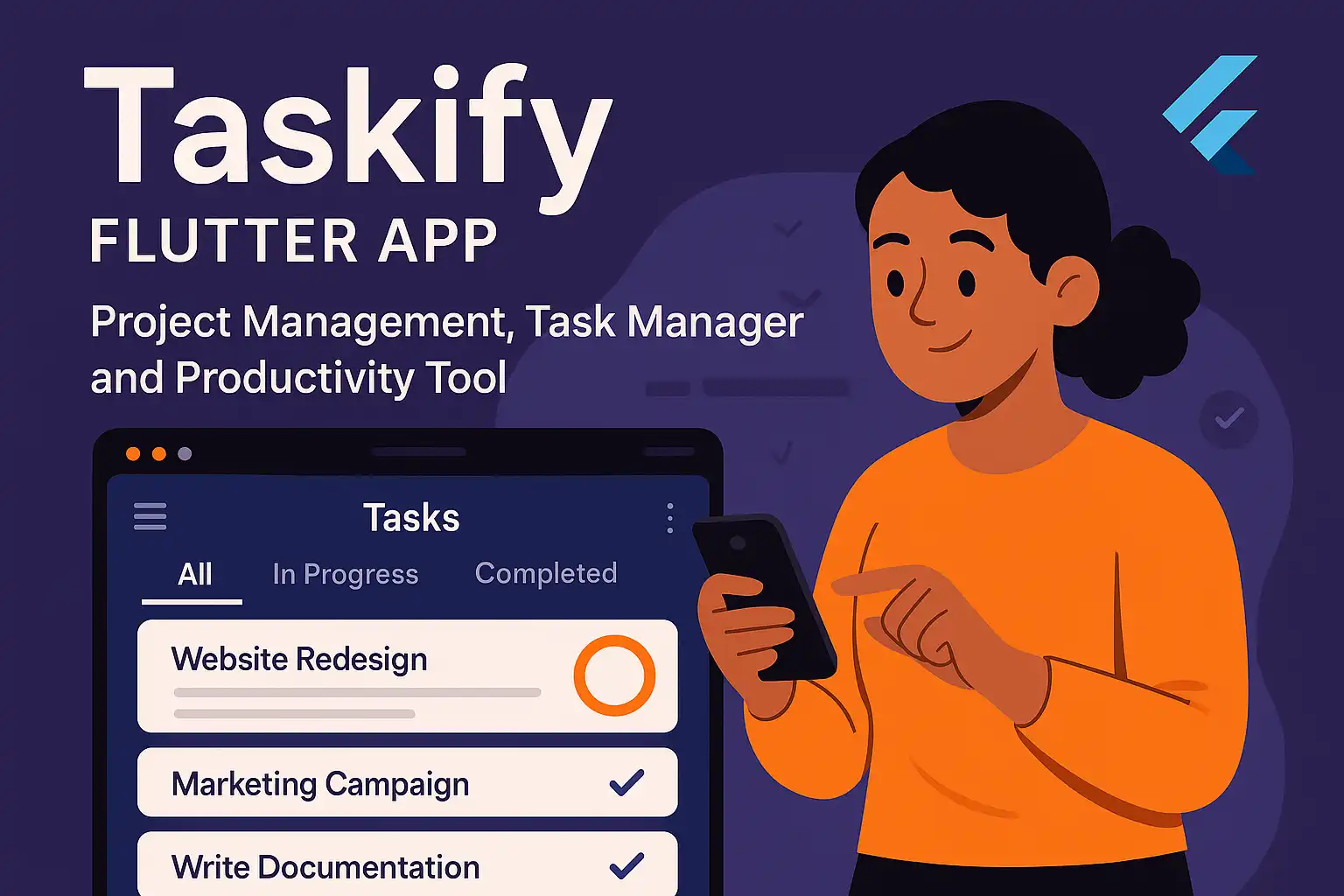 Taskify اپلیکیشن مدیریت پروژه و تسک برای تیم‌های مدرن و سریع