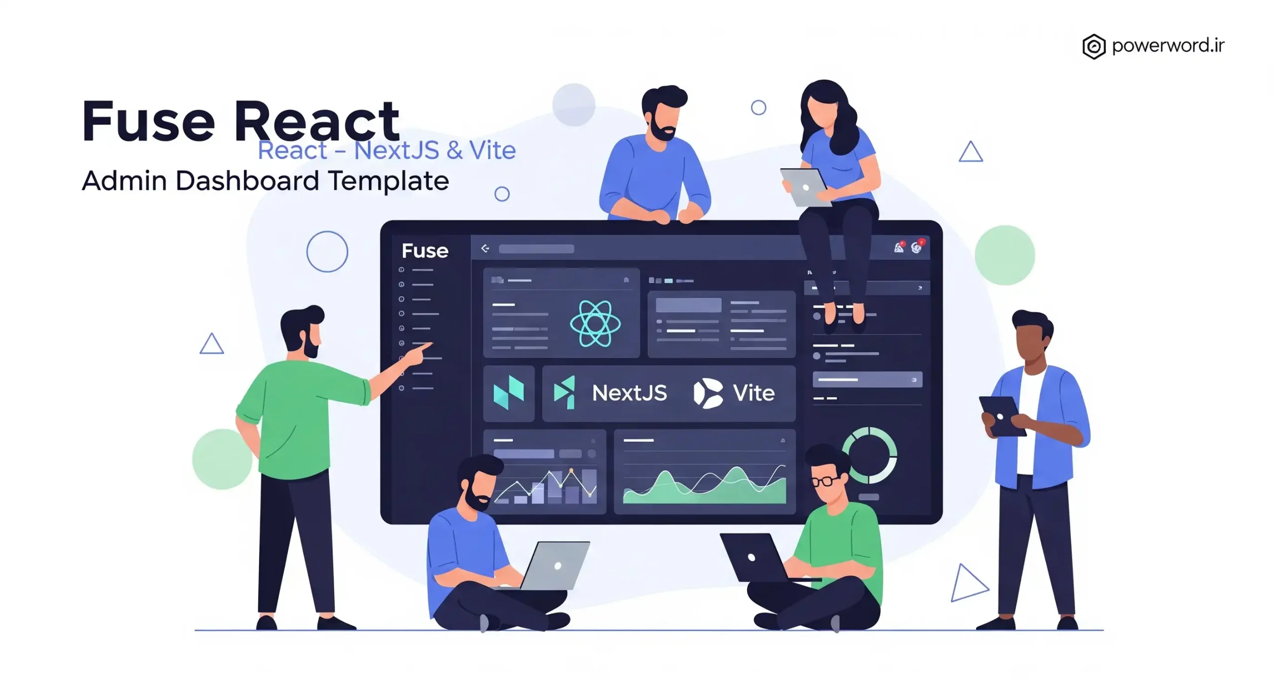 Fuse React قالب داشبورد ادمین حرفه‌ای React + Next.js